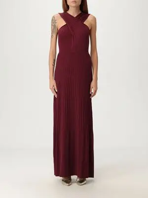 Women's Burgundy Evening Maxi Dresses