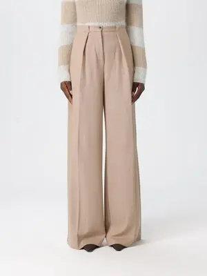 Max Mara Wide Leg Trousers - Beige
