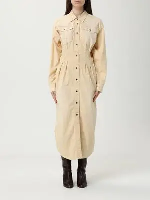 Isabel Marant Étoile Button-up Maxi Shirt Dress - Beige
