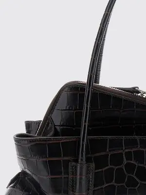 Attico Croc Effect Shoulder Bag