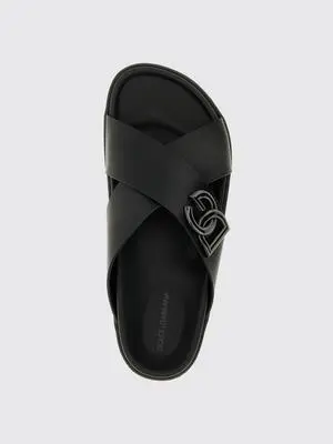 Dolce & Gabbana Embellished Cross Strap Sandals
