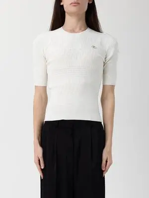 TWINSET Ribbed Knit Top - Ice