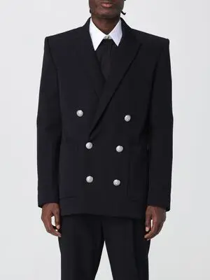 Balmain Double-breasted Jacket - Black