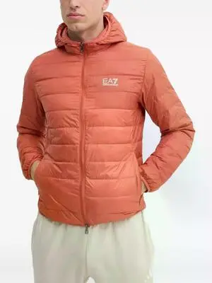 EA7 Hooded Quilted Jacket