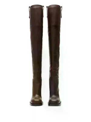 Burberry 85mm Cavalier Calf-leather Thigh-high Boots