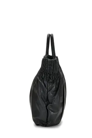 Prada Calfskin Pleated Tote