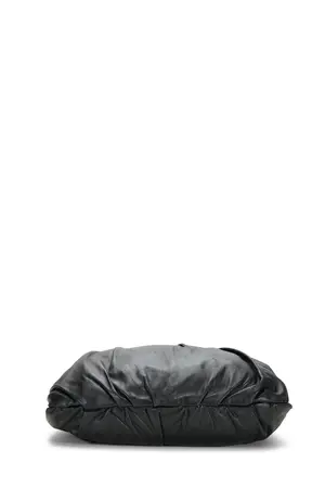 Prada Calfskin Pleated Tote
