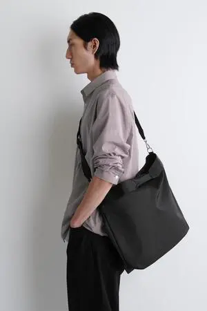 Cos Pursuit Messenger Bag - Black
