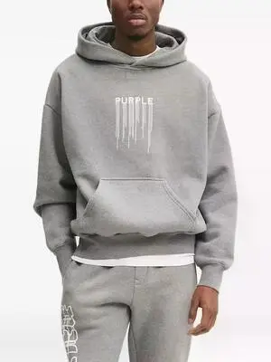 PURPLE BRAND Drip-effect Hoodie