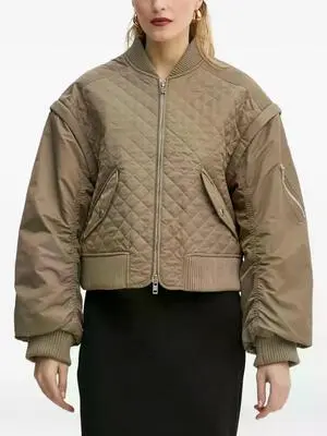 STAND STUDIO Quilted Bomber Jacket