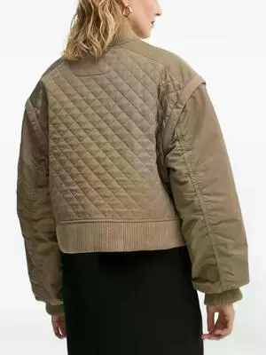 STAND STUDIO Quilted Bomber Jacket