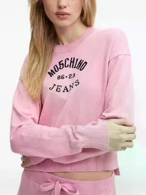 Moschino Logo-embroidered Sweater