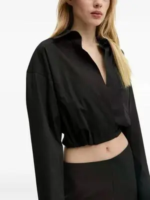 Moschino Cropped Wrap Shirt