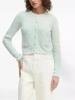 Guess Buttoned Bouclé Cardigan