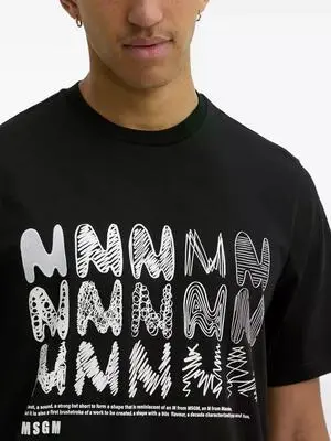 MSGM Graphic-print T-shirt