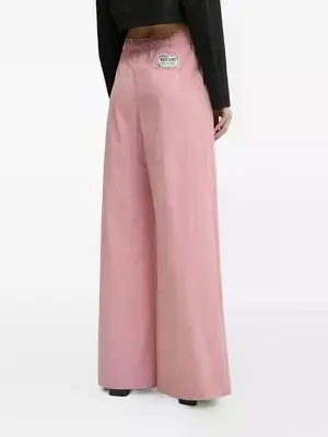 Moschino Drawstring-fastening Wide Leg Pants