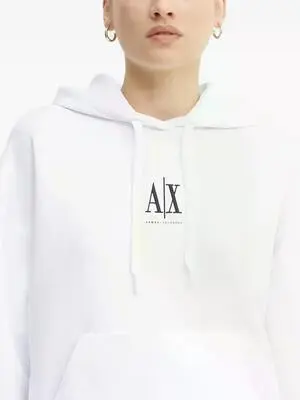 Armani Exchange Logo-embroidered Hoodie