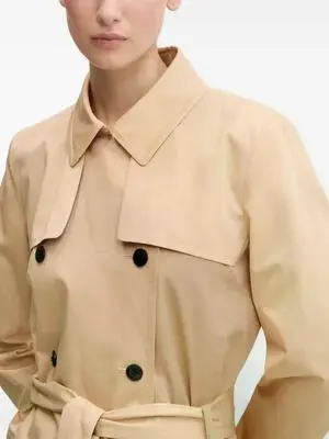 Hugo Belted Double-breasted Trench Coat
