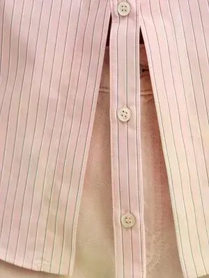 Pinko Pinstriped Tie-cuff Shirt