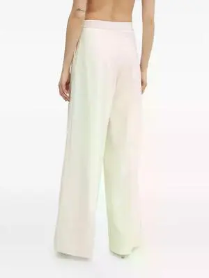 SIMONA CORSELLINI Pleated Straight-leg Trousers - Neutrals