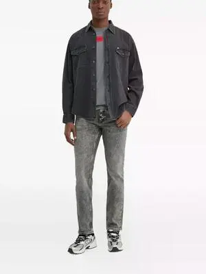 Hugo Acid-wash Straight Leg Jeans