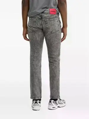Hugo Acid-wash Straight Leg Jeans