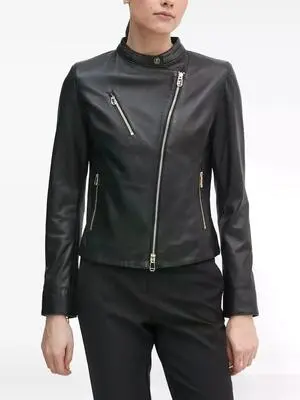 JOOP! Leather Asymmetrical Jacket