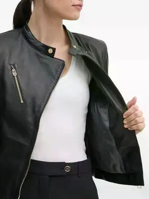 JOOP! Leather Asymmetrical Jacket