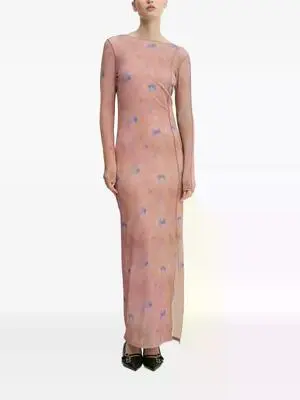 Hugo Abstract-print Maxi Dress