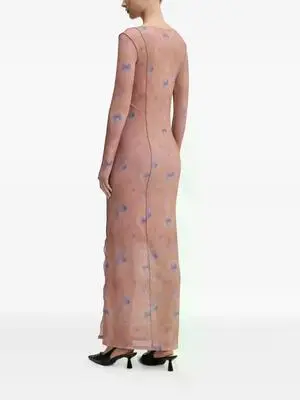 Hugo Abstract-print Maxi Dress