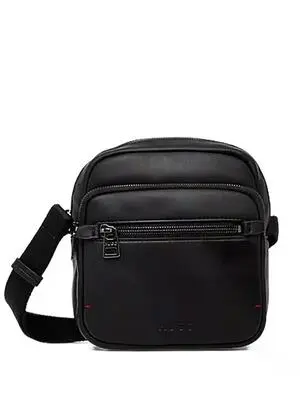 Hugo Zip-fastening Messenger Bag - Black