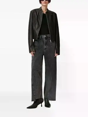 ALLSAINTS Leather Zip-front Jacket