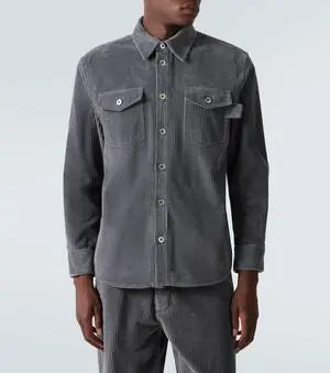 Bottega Veneta Matt Cotton Corduroy Shirt