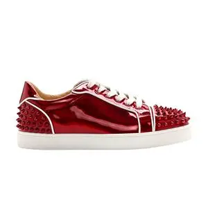 CHRISTIAN LOUBOUTIN Seavaste 2 Orlato Flat 'metallic Patent - Red