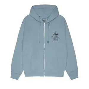 StÜssy Cali Grown Zip Hoodie - Blue
