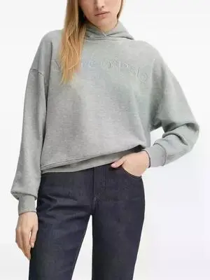 Marc O'polo Embroidered-logo Hoodie - Grey
