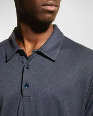 Theory Apos;s Modal Jersey Polo Shirt - Eclipse Multi