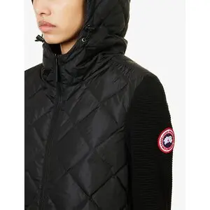 Canada Goose Hybridge Quilted Wool Hoody