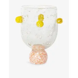 LAETITIA ROUGET Dotty Pink Glass Tumbler 19cm - Multi