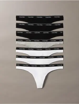 Calvin Klein Icon Logo 7-pack Thong - Multi