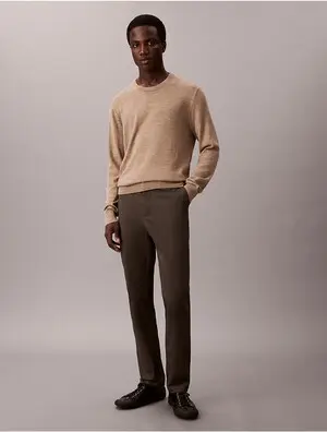Calvin Klein Cotton Sateen Slim Chino Pants