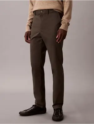 Calvin Klein Cotton Sateen Slim Chino Pants