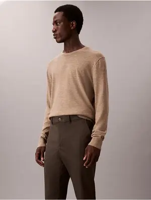 Calvin Klein Cotton Sateen Slim Chino Pants