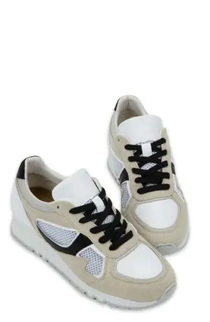 Naot Collins Sneaker - Beige/white/black Combo