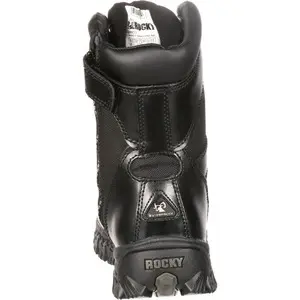 ROCKY Alphaforce Zipper Composite Toe Public Service Boots - Black