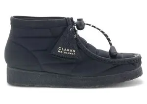 Clarks Originals Wallabee Quilted Boots - Black