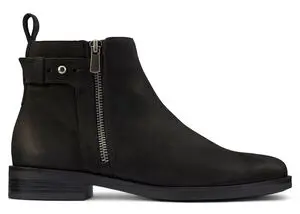 Clarks Memi Lo Nubuck Boot - Black