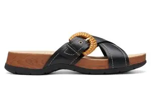 Clarks Reileigh Bay Leather Sandals
