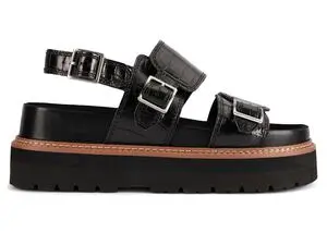 Clarks Orianna Glide Interest Leather Sandals