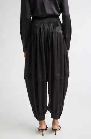 Zimmermann Hypnotic Silk Harem Pants - Black